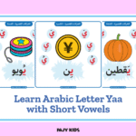 Interactive Arabic Alphabet Flash Cards PowerPoint for Kindergarten