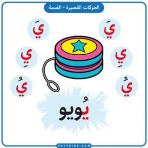 Learn Arabic Letter Yaa with Short Vowels – Printable Worksheet