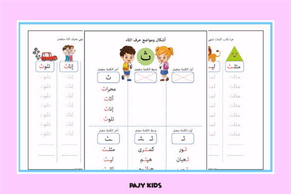 Forms of the Letter Haa at the Beginning, Middle, and End of a Word