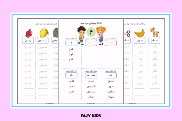 Letter Sheen: Shapes of the Arabic Letter "Sheen" (ش)