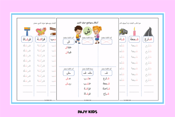 Learning the Arabic Letter Ra Through Common Words