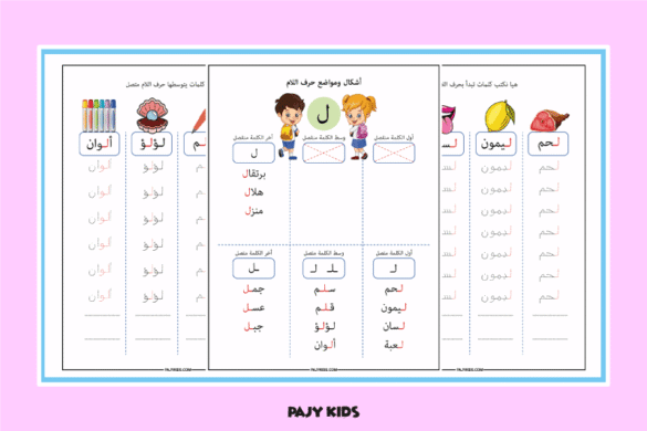 Learning the Arabic Letter Ra Through Common Words