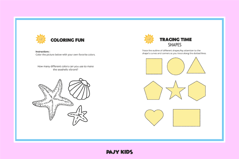 Activity Worksheets for Kids: Essential Fine Motor and Literacy Development