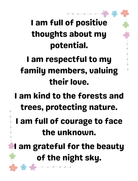 Affirmations for Kindergarten: Inspiring a Love for Learning