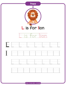 L is for Lion: Fun and Easy Worksheets