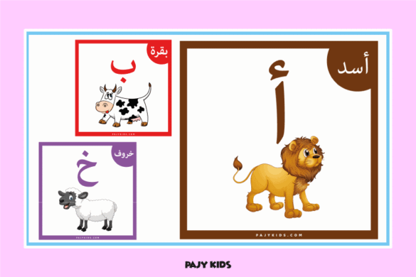 Learn Arabic with Fun Face Flashcards for Preschoolers