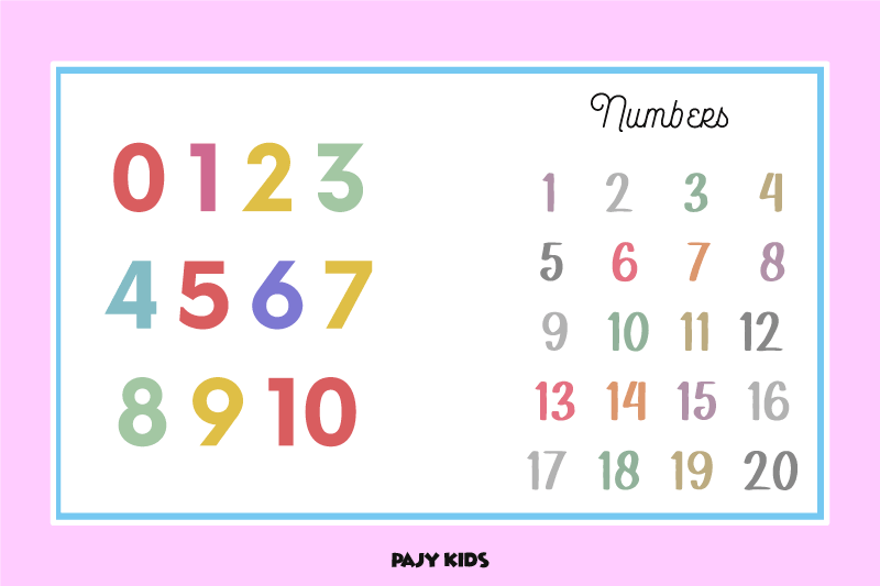 Ascending Number Exercises for Kindergarten Kids