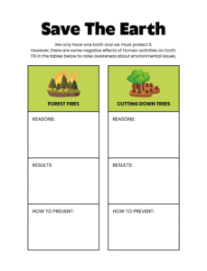 Printables for Kids: Teaching Responsibility and Environmental Awareness