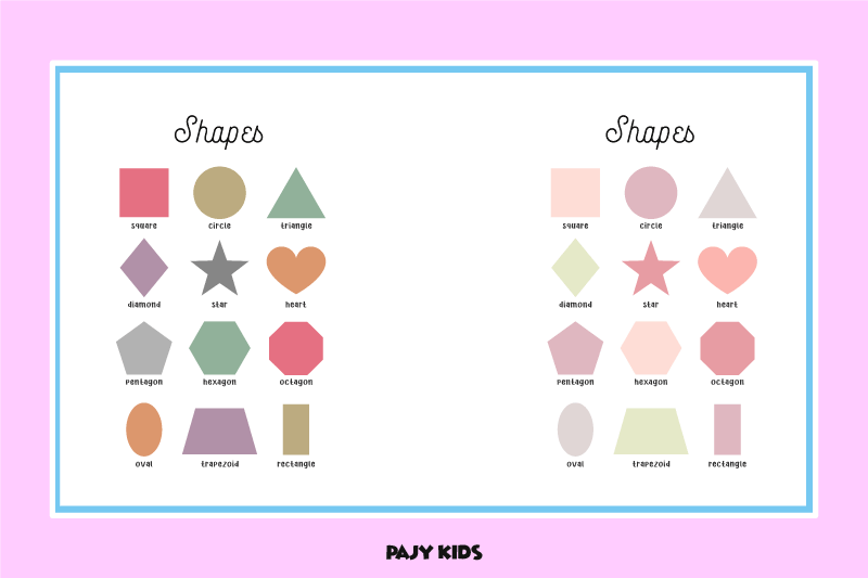 Shapes Posters: A Teacher's Resource for Kindergarten and School