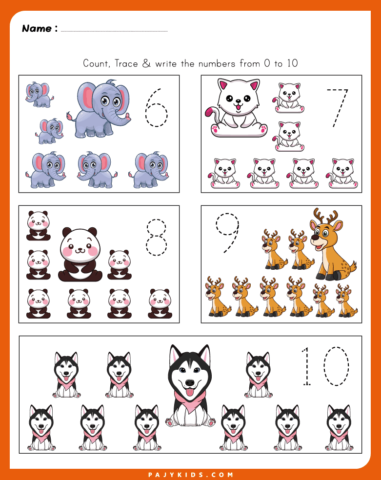 Addition with regrouping Easy Math Practice for Kindergarten