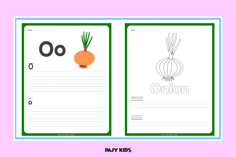 Letter o Worksheet Printable for Capital and Lowercase Writing