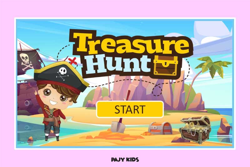 Power Point Templates: 22 Fun Treasure Hunt Game for Kindergarten