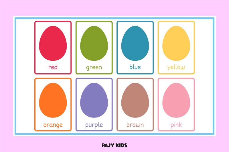 Colors for Preschool Flashcards: Learn Basic Colors Fast