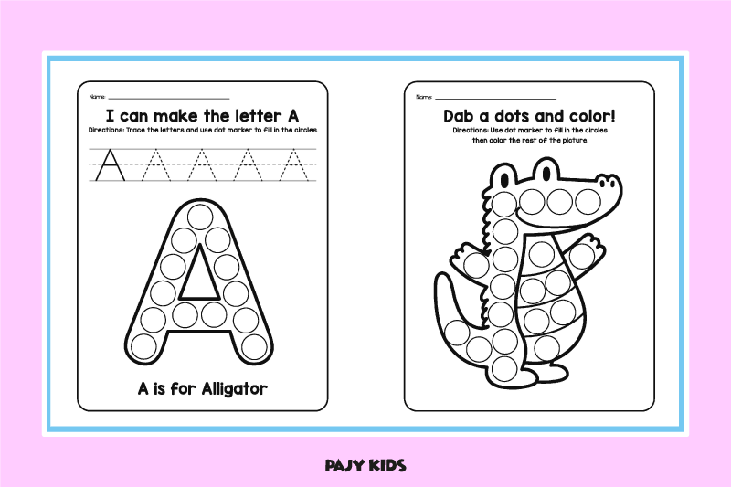 Free Alphabet Tracing Pages for Kids: Fun Printable Worksheets to Learn ...