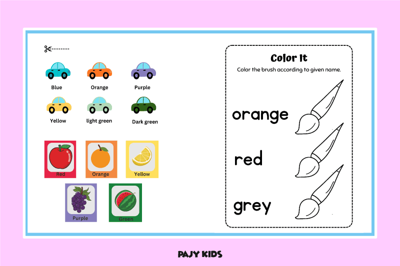 Free Coloring Worksheets for Kindergarten PDF – Fun Learning Pages for ...