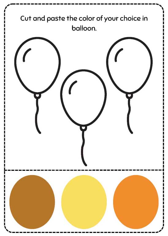 Let’s Learn Colors: Fun Cut-and-Paste Activity for Preschool