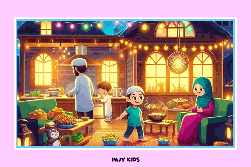 Short Stories for KG: Eid al-Fitr Joy, Gifts, and Family
