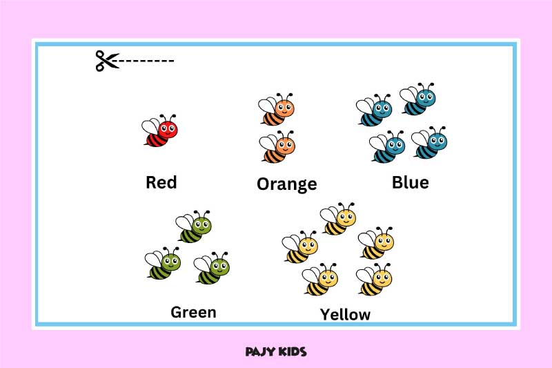 Teaching Colors: 20 Pages of Fun Color Matching Games