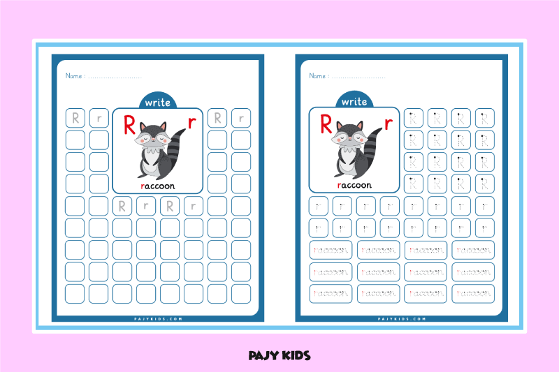 Letter R Worksheet for Kindergarten Letter Recognition and Writing