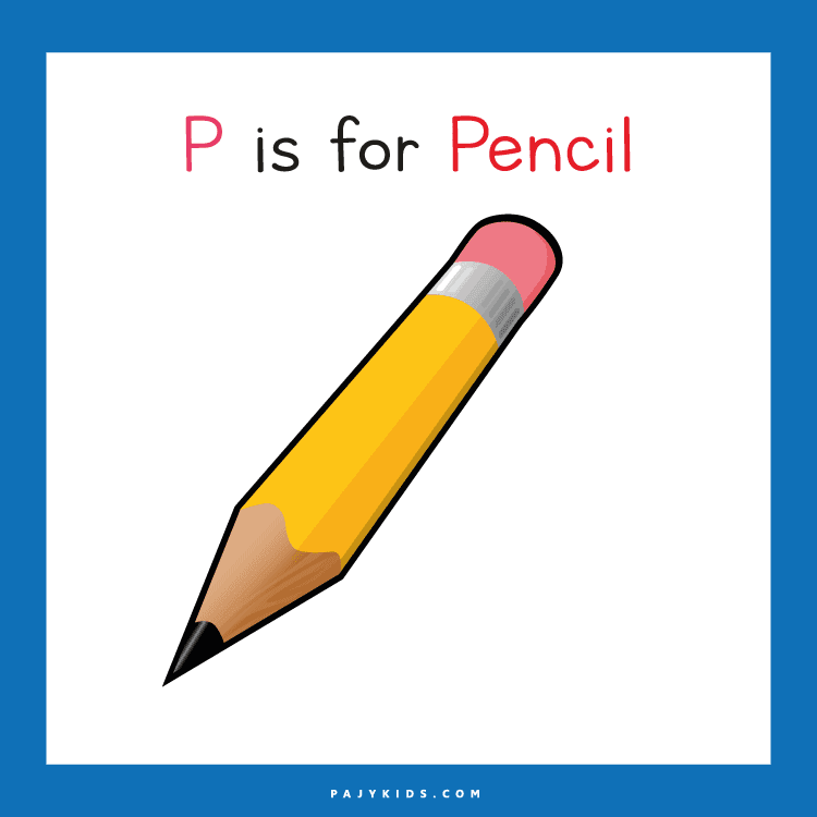 Letter p Worksheet for Kids: Trace and Color Activities