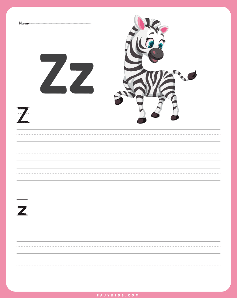Engaging Letter Z Worksheet Activities for Early Learners