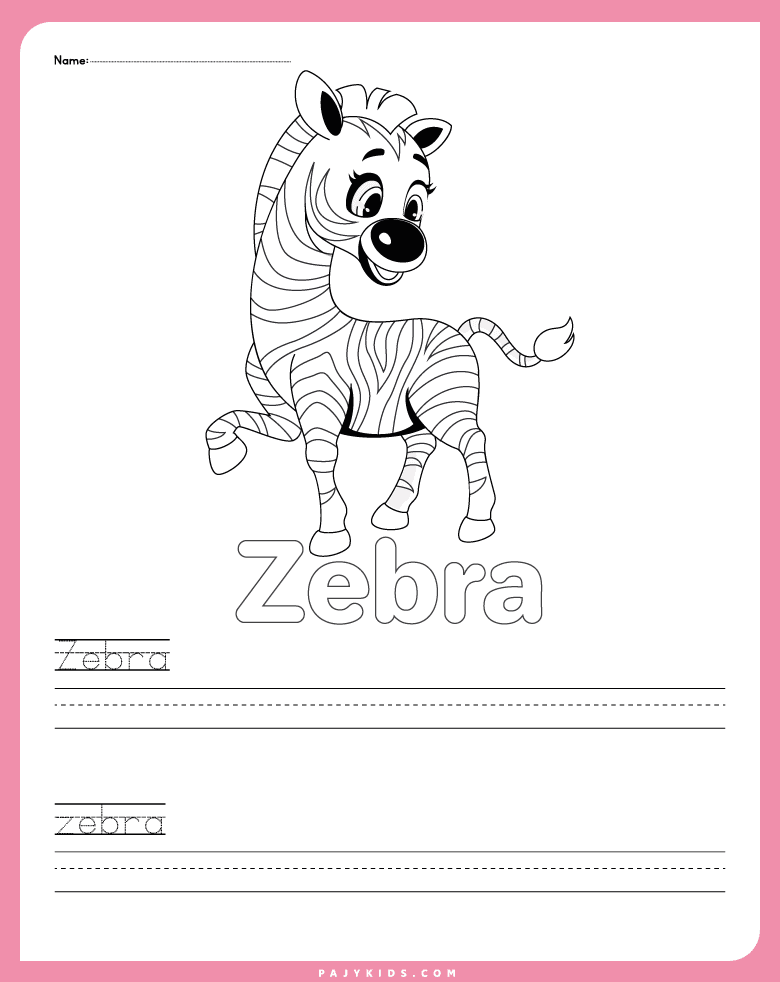 Engaging Letter Z Worksheet Activities for Early Learners