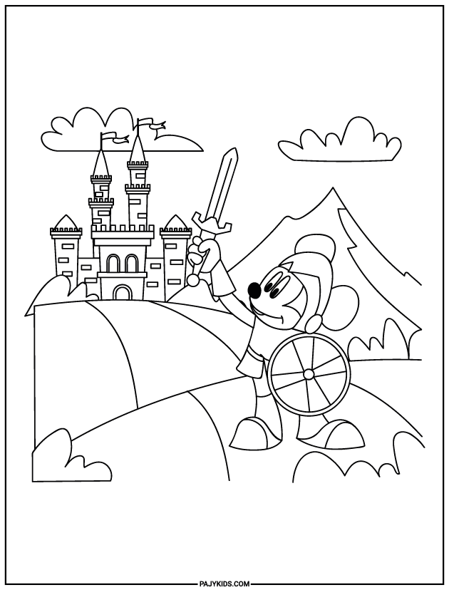 Coloring Mickey Mouse: A Creative Approach to Early Learning