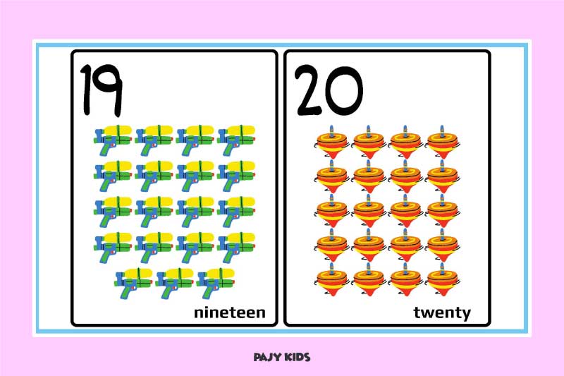 Number Flashcards for Kids: Easy Counting Activities for Preschool and ...